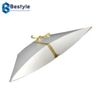 China Pillow Shape Hair Extension Packaging Box With Gold Ribbon for sale