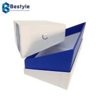 China Blue And White Cardboard Paper Gift Packaging Boxes For Watch for sale