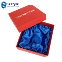 China Custom Company LOGO Red Cardboard Gift Box Handmade for sale