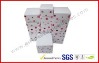 China Lovely Cosmetic Packaging Boxes / Brand Paper box with White Corrugated Insert for sale