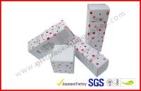 China Lovely Cosmetic Packaging Boxes / Brand Paper box with White Corrugated Insert for sale
