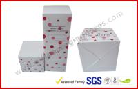 China Lovely Cosmetic Packaging Boxes / Brand Paper box with White Corrugated Insert for sale