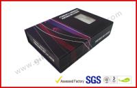 China Paper Board Electronics Packaging boxes with Small PVC window Foam for sale