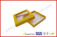 China Customized Chocolate Packaging Boxes / PVC Window Square Shape Box for sale