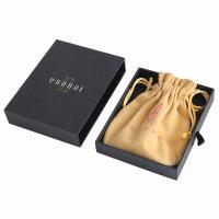 China Black PMS 1200g Cardboard Gift Presentation Boxes CMYK With Ribbon for sale