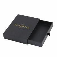 China Black PMS 1200g Cardboard Gift Presentation Boxes CMYK With Ribbon for sale