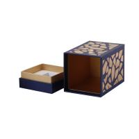 China Square CMYK 350g Paper Perfume Bottle Packing Box EVA Foam for sale