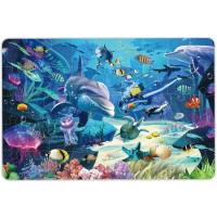 China Smooth Varnish 1.0mm Thickness Rectangle Cardboard Puzzles CMYK for sale