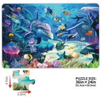 China Smooth Varnish 1.0mm Thickness Rectangle Cardboard Puzzles CMYK for sale