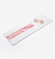 China White Collapsible 2mm Cardboard Rigid Gift Boxes With Ribbon Closure for sale