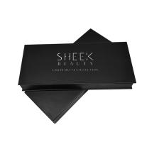 China Lipstick 1000 gsm Cardboard Cosmetic Packaging Boxes Matt Black for sale