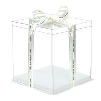 China Customized Recycled birthday cake packaging With Plastic Window for sale