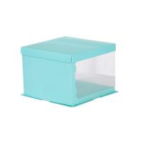 China Recycled Birthday Cake Gift Packaging Boxes With Transparent Window for sale