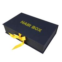 China Magnet Hair Bundles CMYK Gift Packaging Boxes Wig Gift Storage Box for sale
