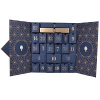 China Cardboard C2S artpaper Custom Advent Calendar Box Christmas Gift for sale