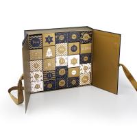 China 1200gsm Cardboard Advent Calendar Gift Box Luxury Small Card Boxes for sale