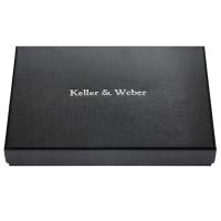 China Personalized Black Wallet 1200g 2mm Rigid Gift Boxes With Lids for sale