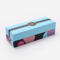 China Custom 6 Macaron Chocolate Gift Pack Boxes With Plastic Blister Insert for sale