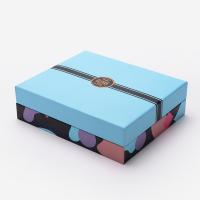 China Custom 6 Macaron Chocolate Gift Pack Boxes With Plastic Blister Insert for sale