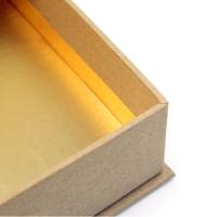 China High End Kraft Cardboard 2mm Luxury Gift Boxes With Magnet Cap for sale
