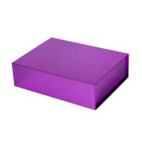 China Foldable Magnetic Closure Gift Packaging Boxes Luxury Black Gold Color for sale