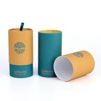 China Eco 1200g Cardboard Corrugated Kraft Box Mailer Packaging With Tube for sale