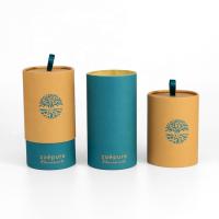 China Eco 1200g Cardboard Corrugated Kraft Box Mailer Packaging With Tube for sale