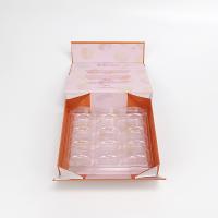 China Custom Macaron Foldable Chocolate Packaging Boxes With Blister Tray for sale
