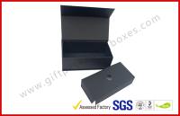 China Black High End Embossed Paper Boxes Magnetic E-Cigar Packaging for sale