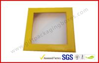 China Customized Apparel Gift Boxes Lid and Base Printed Gift With Window for sale