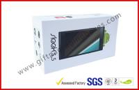 China White Cardboard Gift Boxes / Phone Case Box With C1S Paper Materials , Glossy Lamination for sale
