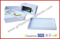 China White Cardboard Gift Boxes / Phone Case Box With C1S Paper Materials , Glossy Lamination for sale