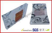 China Black Drawer Luxury Gift Boxes Foil  Logo In Silver With PVC Sleeve for sale