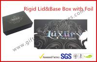 China Rigid Luxury Gift Boxes With Foil Lid And Base Matt Lamination for sale