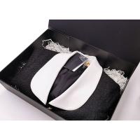 China 2mm Cardboard Paper Magnetic Packaging Boxes Garment Clothing Apparel Gift Black for sale
