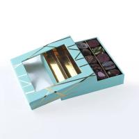 China Cardboard Chocolate Packaging Boxes Varnishing 2mm Paperboard With Clear Window for sale