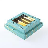 China Cardboard Chocolate Packaging Boxes Varnishing 2mm Paperboard With Clear Window for sale