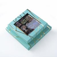 China Cardboard Chocolate Packaging Boxes Varnishing 2mm Paperboard With Clear Window for sale