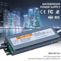 China 80W 6.7A 12V LED Power Supply Waterproof IP67 LED Driver for sale