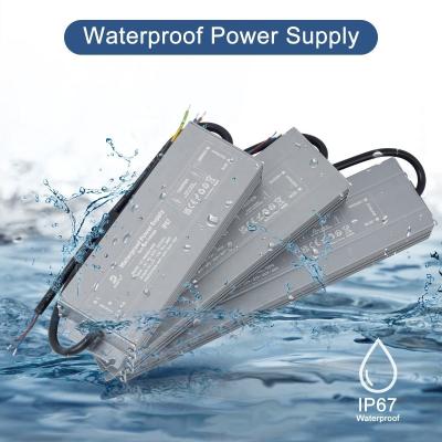 China IP67 Waterproof LED Strip Power Supply Outdoor Switching Power Supply Transformer for sale