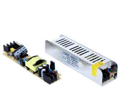 China Silm LED Strip Power Supply 60W 75W 100W 120W 12V 24V LED Driver AC DC Power Supply for sale