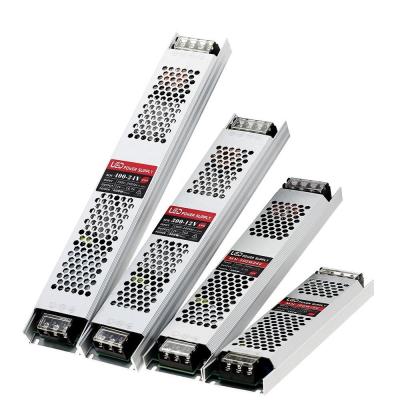 China Ultra Thin LED Power Supply DC 12V 24V LED Power Supply 100W For LED Strips for sale
