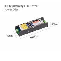 China Triac Dim 5 In 1 DC Dimming 0 10V LED Driver 60W 100W 200W 300W 12V 24V for sale