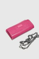 China Custom Logo Ladies PU Leather Long Wallet Pink Color Women Wallet for sale