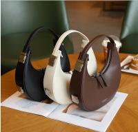 China 2024 New Cowhide Crescent Bag Underarm Bag Half-moon Bag Single Shoulder Handbag Genuine Leather for sale
