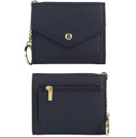 China Fashionable Design Custom Logo Keychain Compact Female Card Wallet for sale