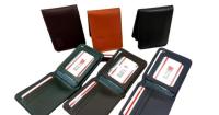 China Wallet For Men-genuine Leather Rfid Blocking Bifold Stylish Wallet for sale
