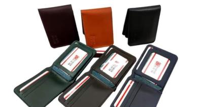 China Wallet For Men-genuine Leather Rfid Blocking Bifold Stylish Wallet for sale