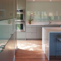 China Metallic Grey PVC Kitchen Cabinet Modern Modular Wood for sale