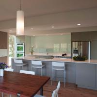 China Metallic Grey PVC Kitchen Cabinet Modern Modular Wood for sale
